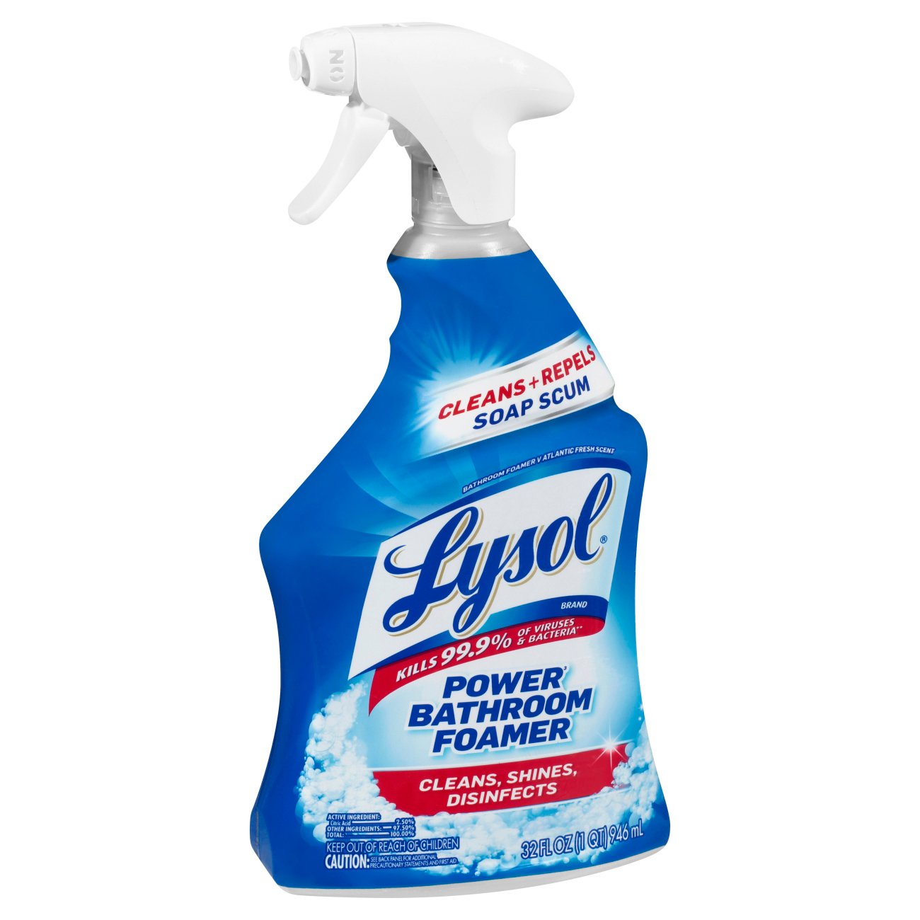 Lysol Power Bathroom Foamer - Shop All purpose cleaners at H-E-B