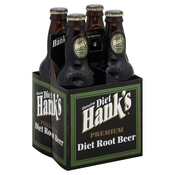 Hank's Diet Root Beer 4 PK Bottles - Shop Soda at H-E-B
