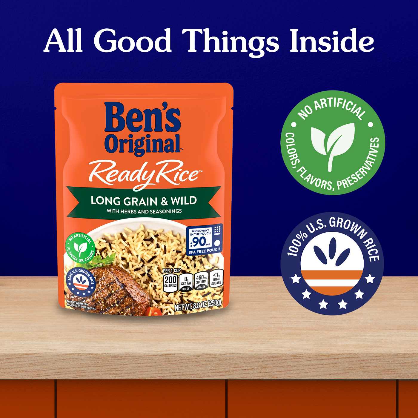 Ben's Original Ready Rice Long Grain and Wild Flavored Rice - Shop Rice ...