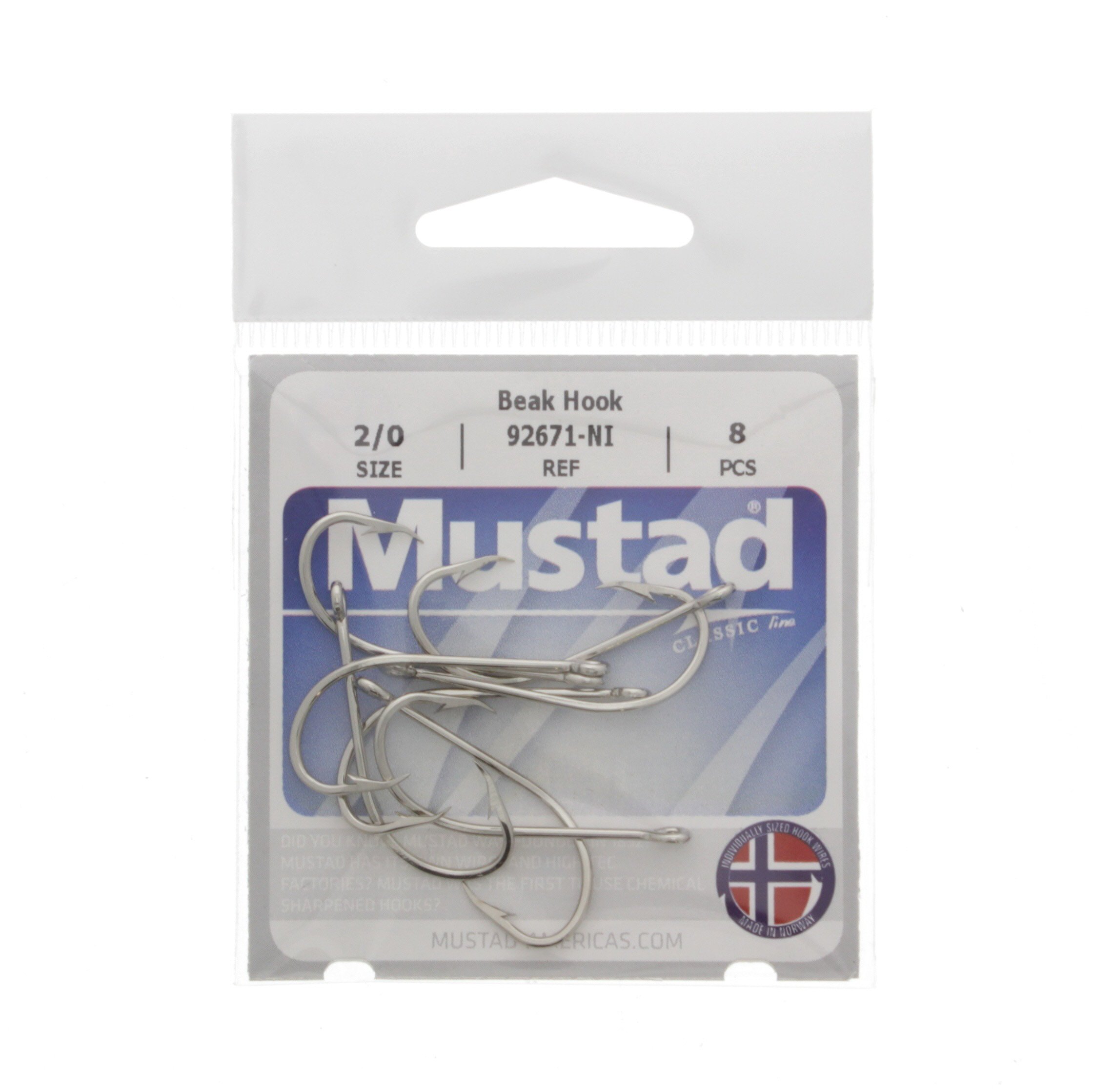 Mustad Beak Hook 2/0 - Shop Fishing at H-E-B