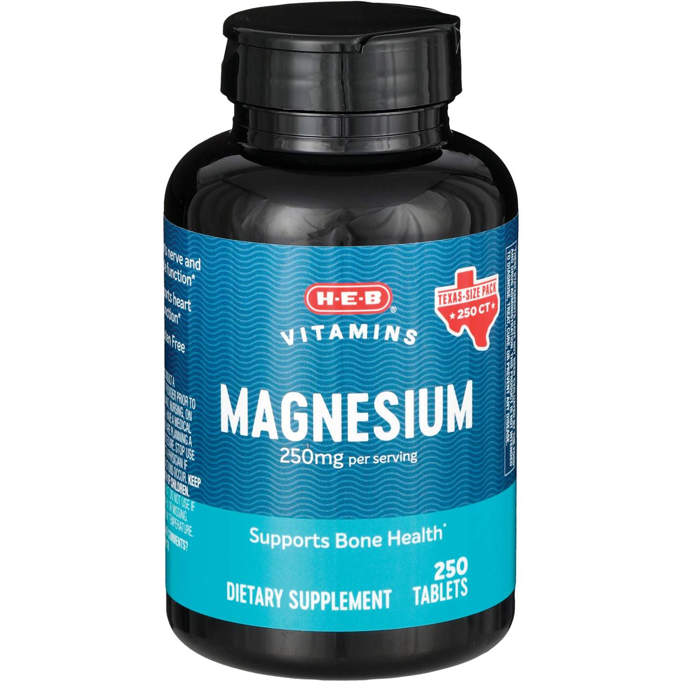 H-E-B Vitamins Magnesium 250 mg Tablets - Texas-Size Pack - Shop ...