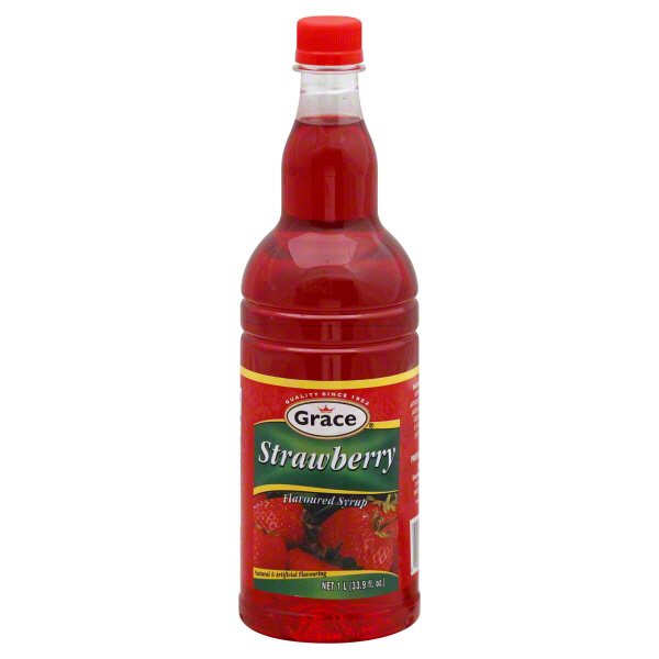 Grace Strawberry Flavoured Syrup - Shop Mixes & flavor enhancers at H-E-B
