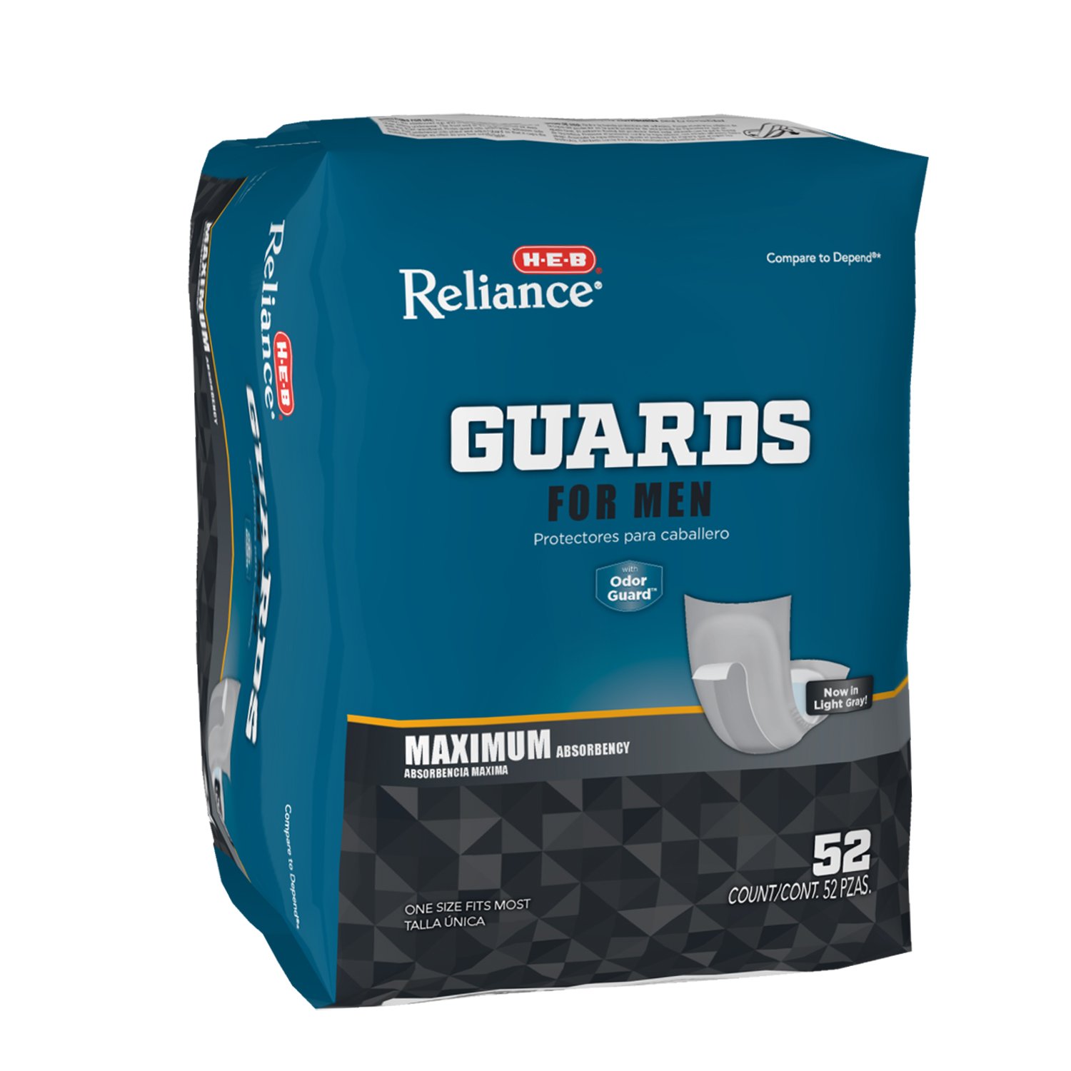 H-E-B Reliance Guards For Men Regular Absorbency - Shop Incontinence at ...