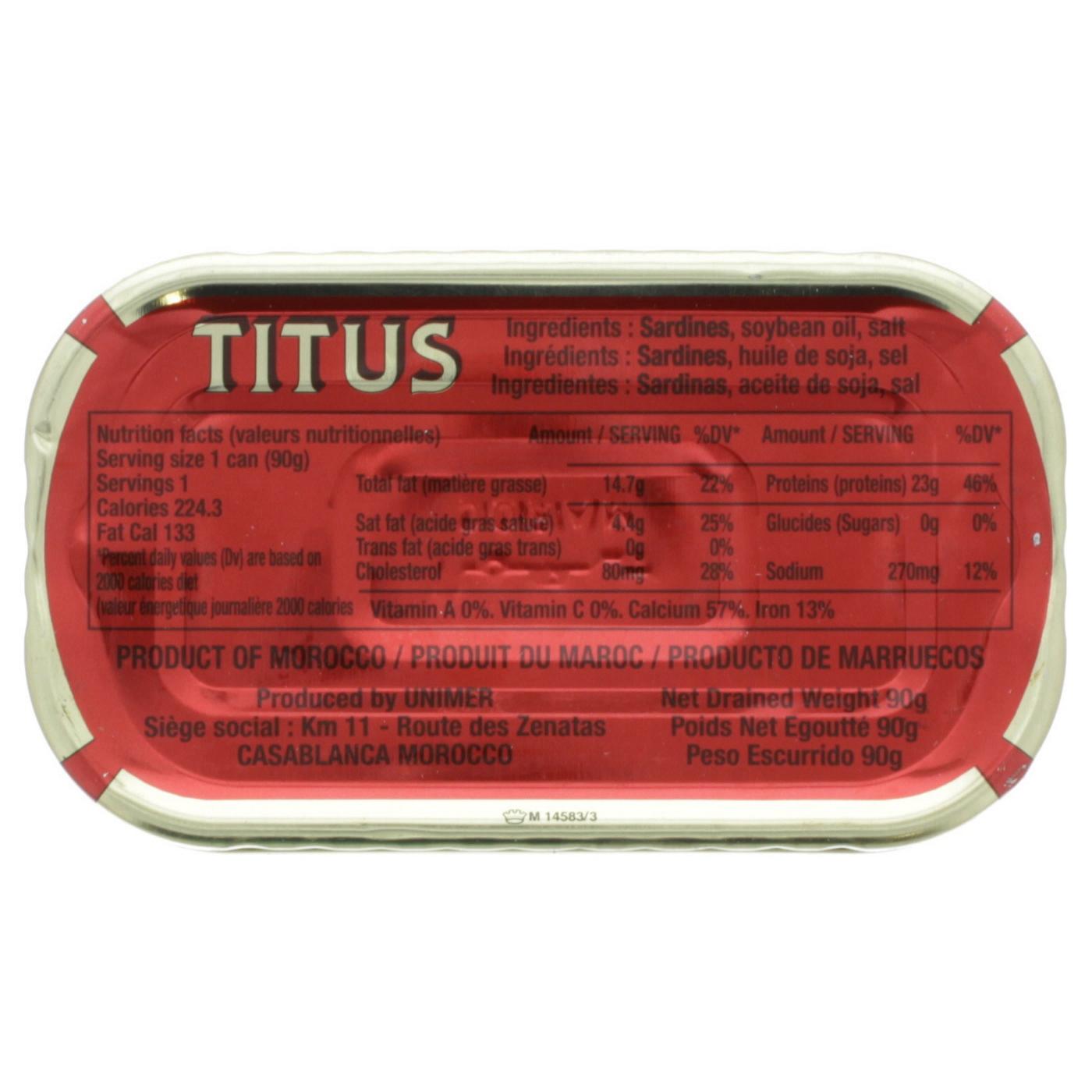 Titus Sardines in Oil - Shop Seafood at H-E-B