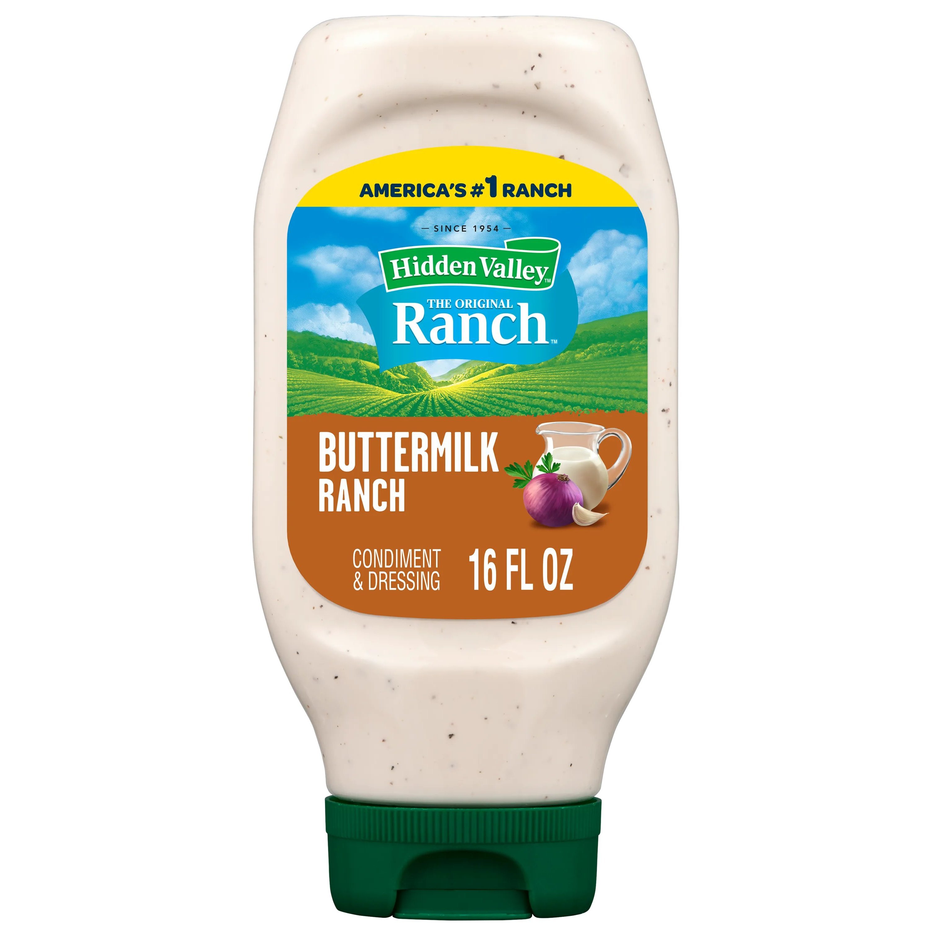 Hidden Valley Buttermilk Ranch Condiment and Dressing, Easy Squeeze ...