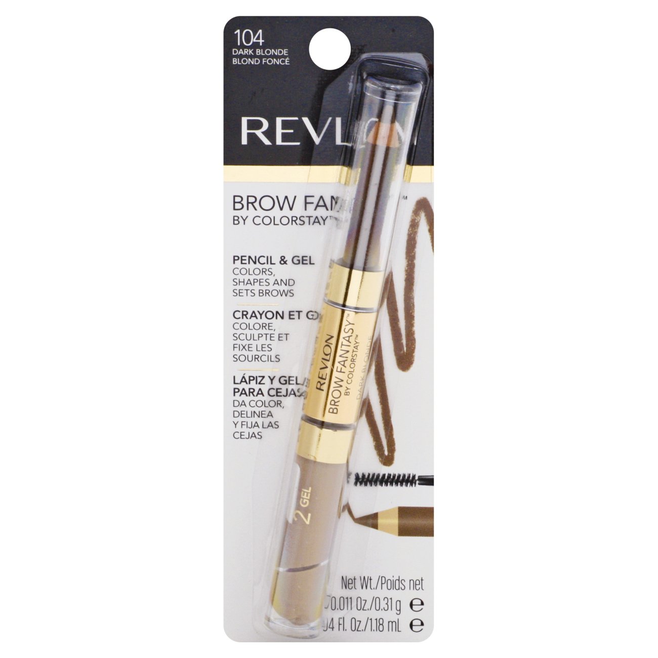 Revlon Brow Fantasy, Dark Blonde - Shop Brow pencils & powder at H-E-B