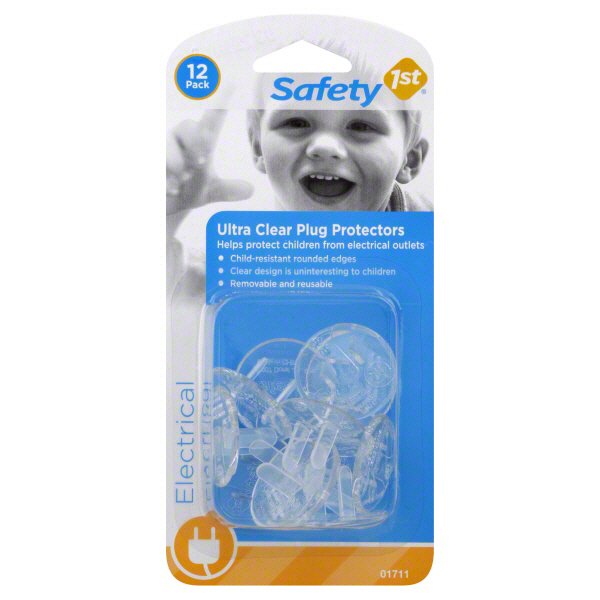 Safety 1st Electrical Ultra Clear Plug Protectors - Shop Baby Safety at ...