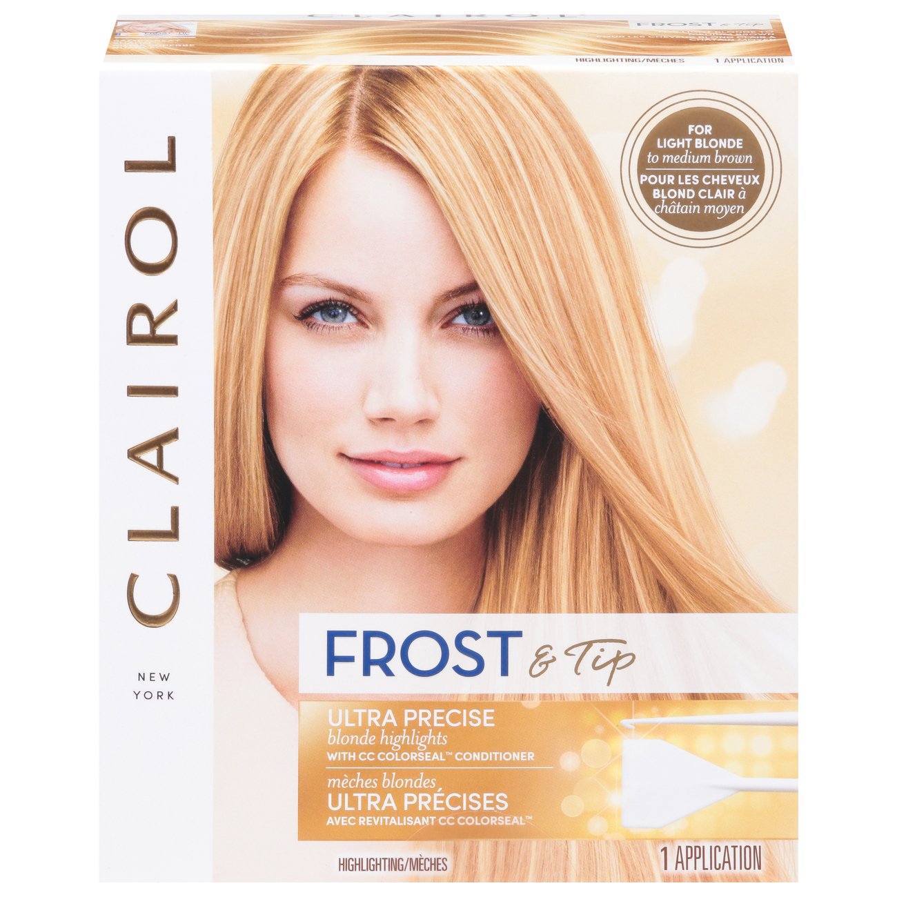 Clairol Frost & Tip Ultra Precise Blonde Highlights for Light Blonde ...
