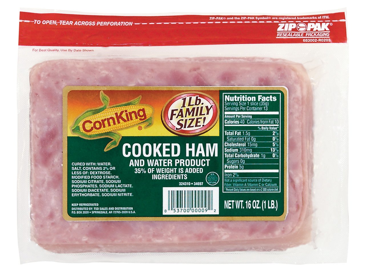 Corn King Cooked Ham - Shop Meat at H-E-B
