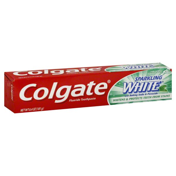 Colgate Sparkling White Mint Zing Paste - Shop Oral Hygiene at H-E-B