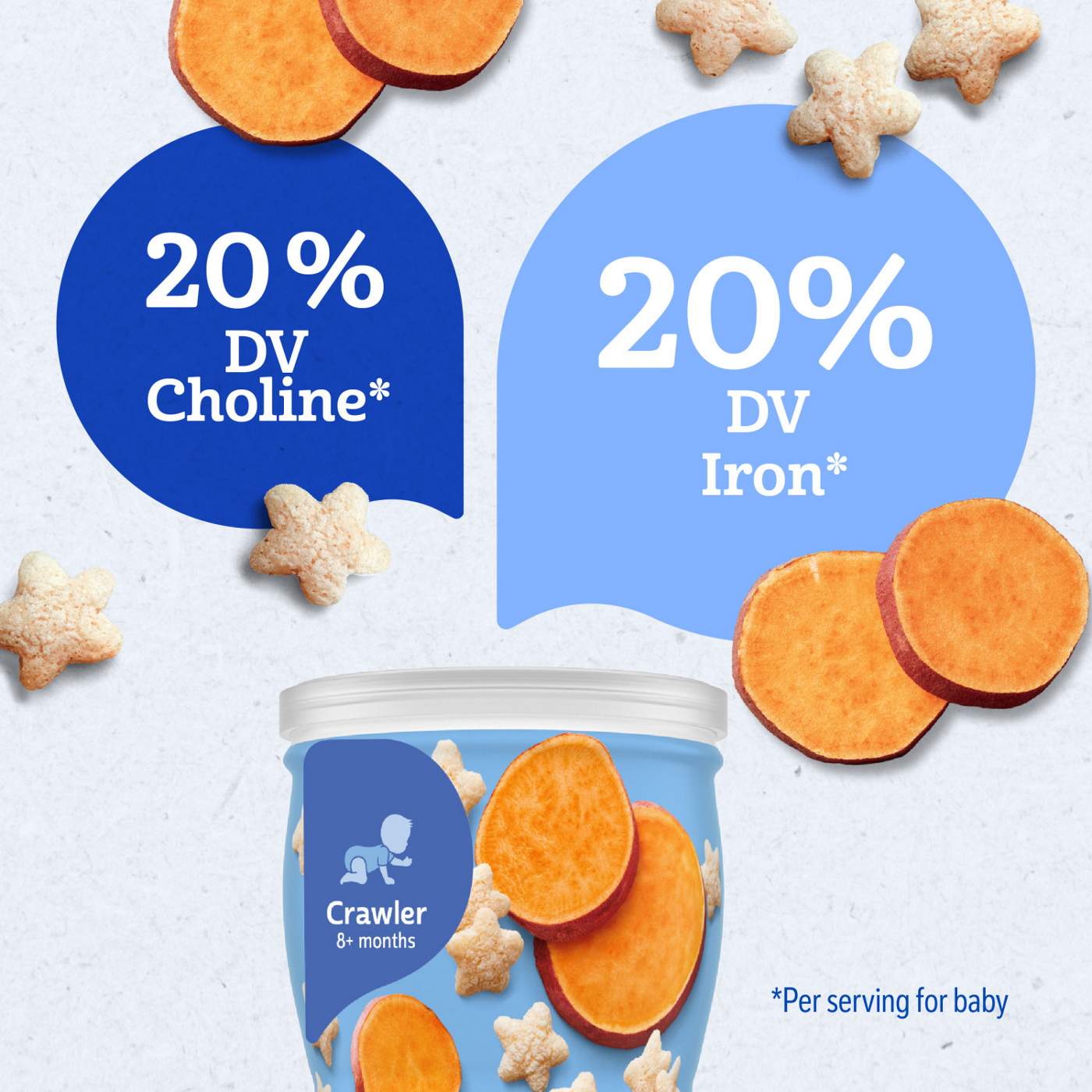 Gerber Snacks for Baby Grain & Grow Puffs - Sweet Potato - Shop Toddler ...