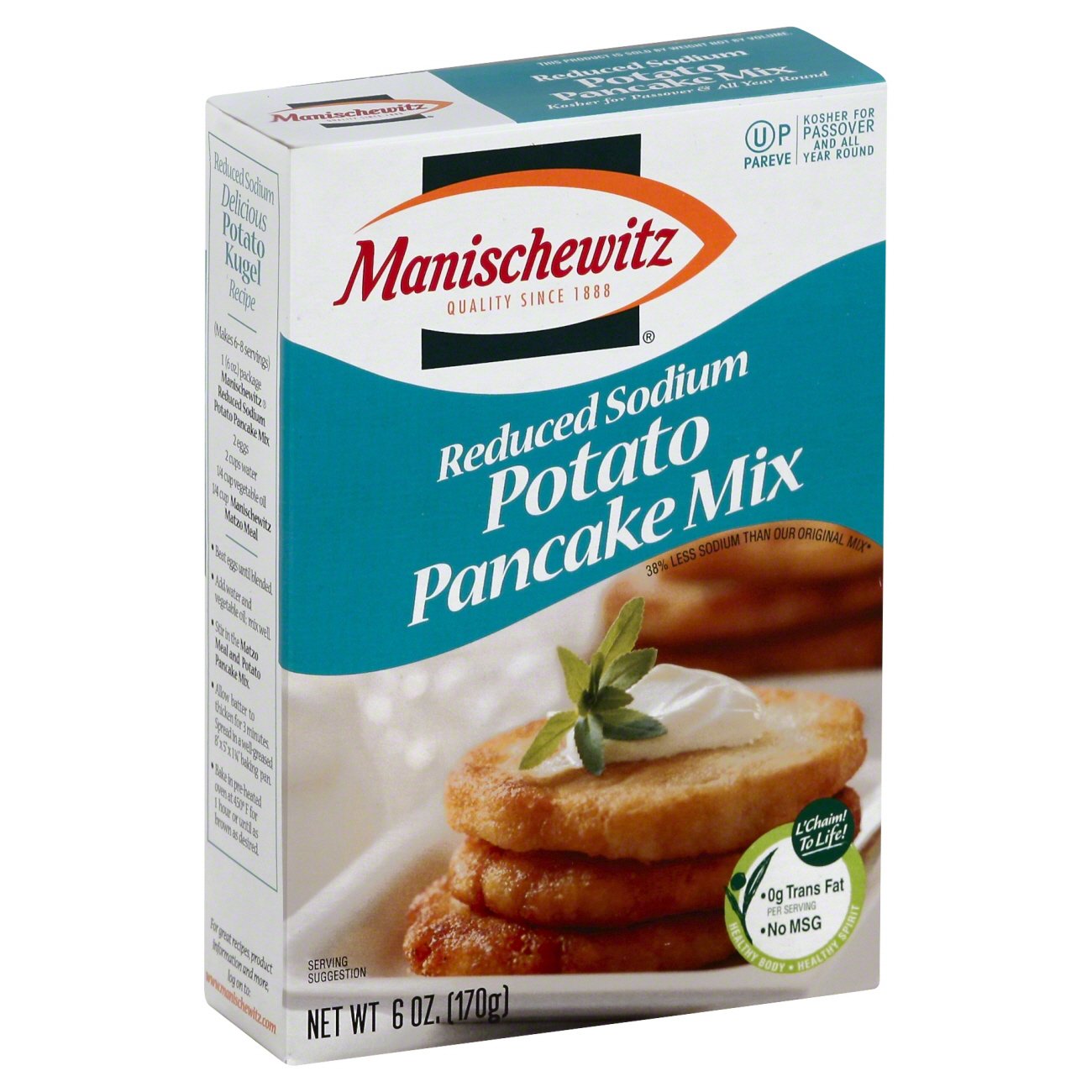 Manischewitz Reduced Sodium Potato Pancake Mix - Shop Beets, carrots ...