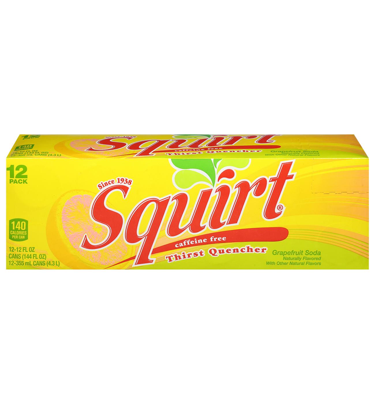 Squirt Grapefruit Soda 12 pk Cans - Shop Soda at H-E-B