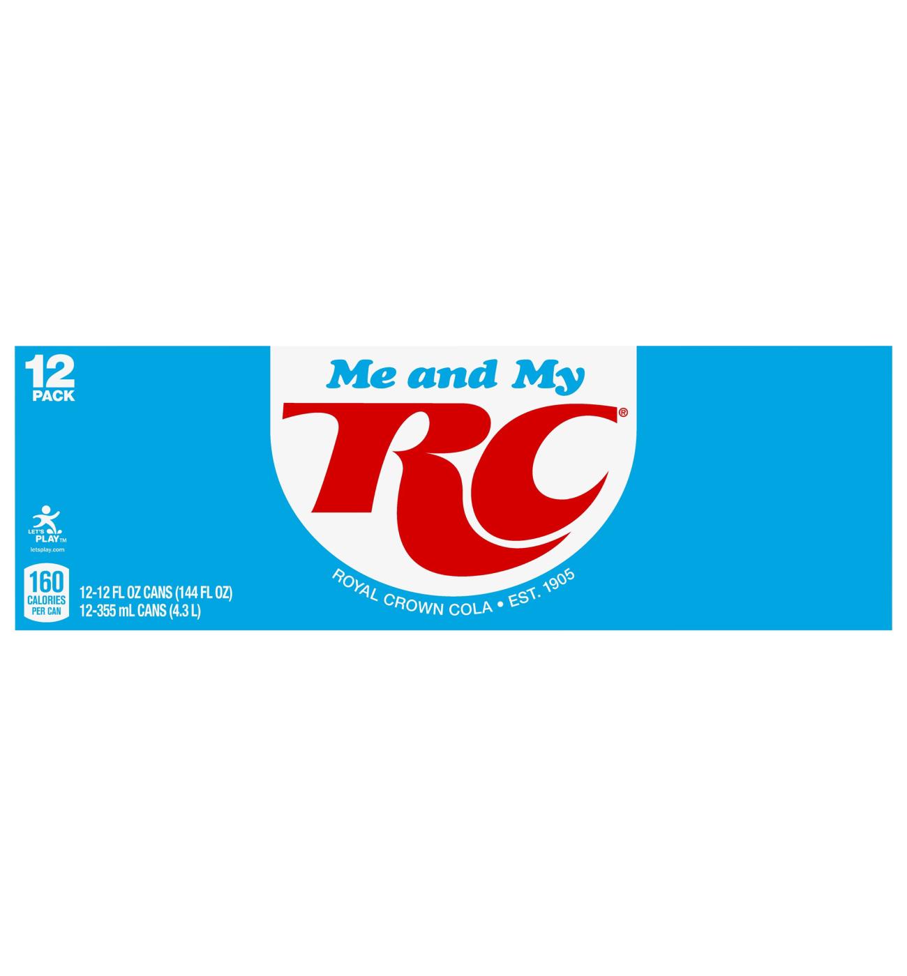 RC Cola 12 oz Cans - Shop Soda at H-E-B