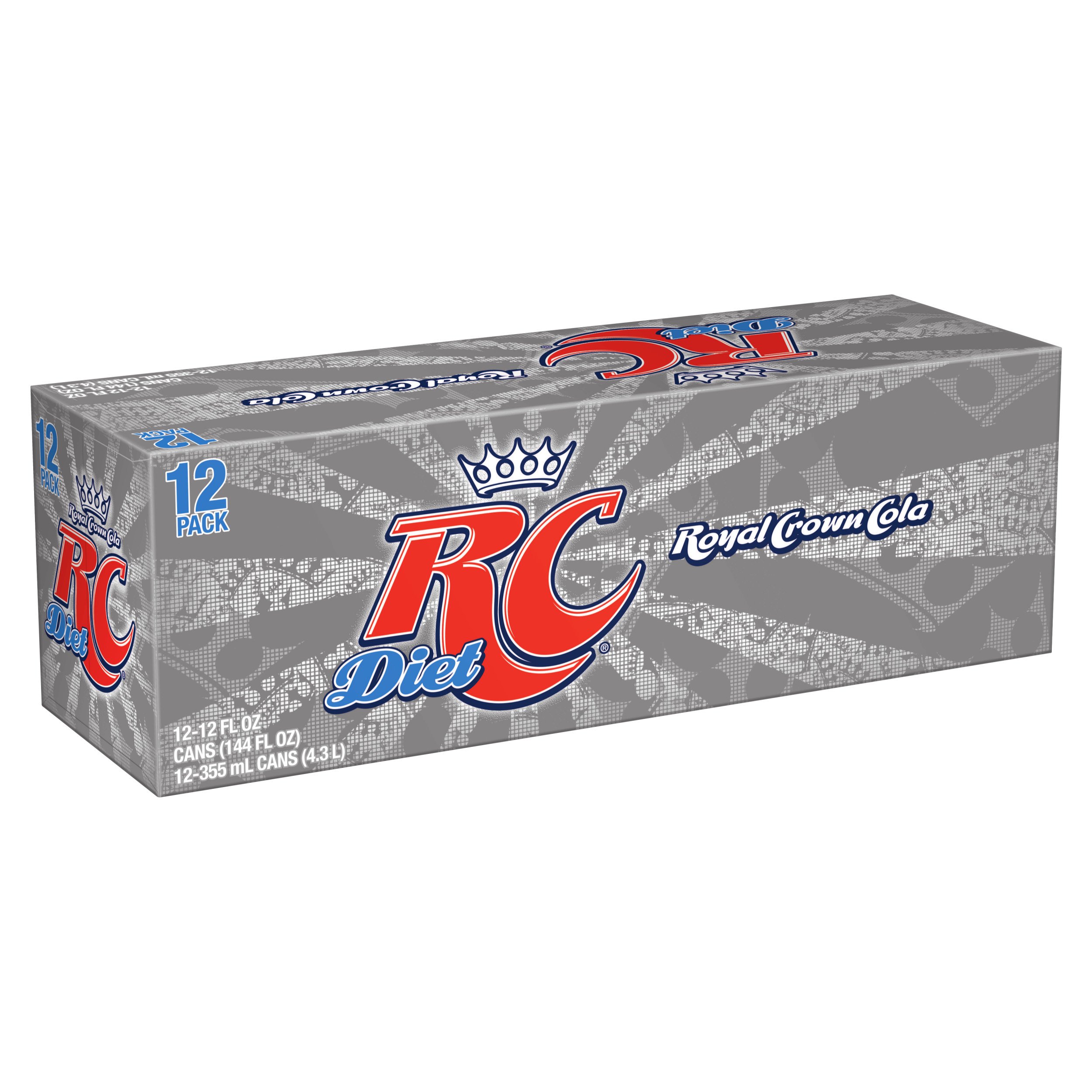 RC Diet Cola 12 oz Cans - Shop Soda at H-E-B