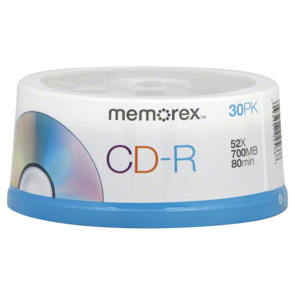 Memorex 52X 700 MB 80 Min CD-R - Shop Memorex 52X 700 MB 80 Min CD-R ...