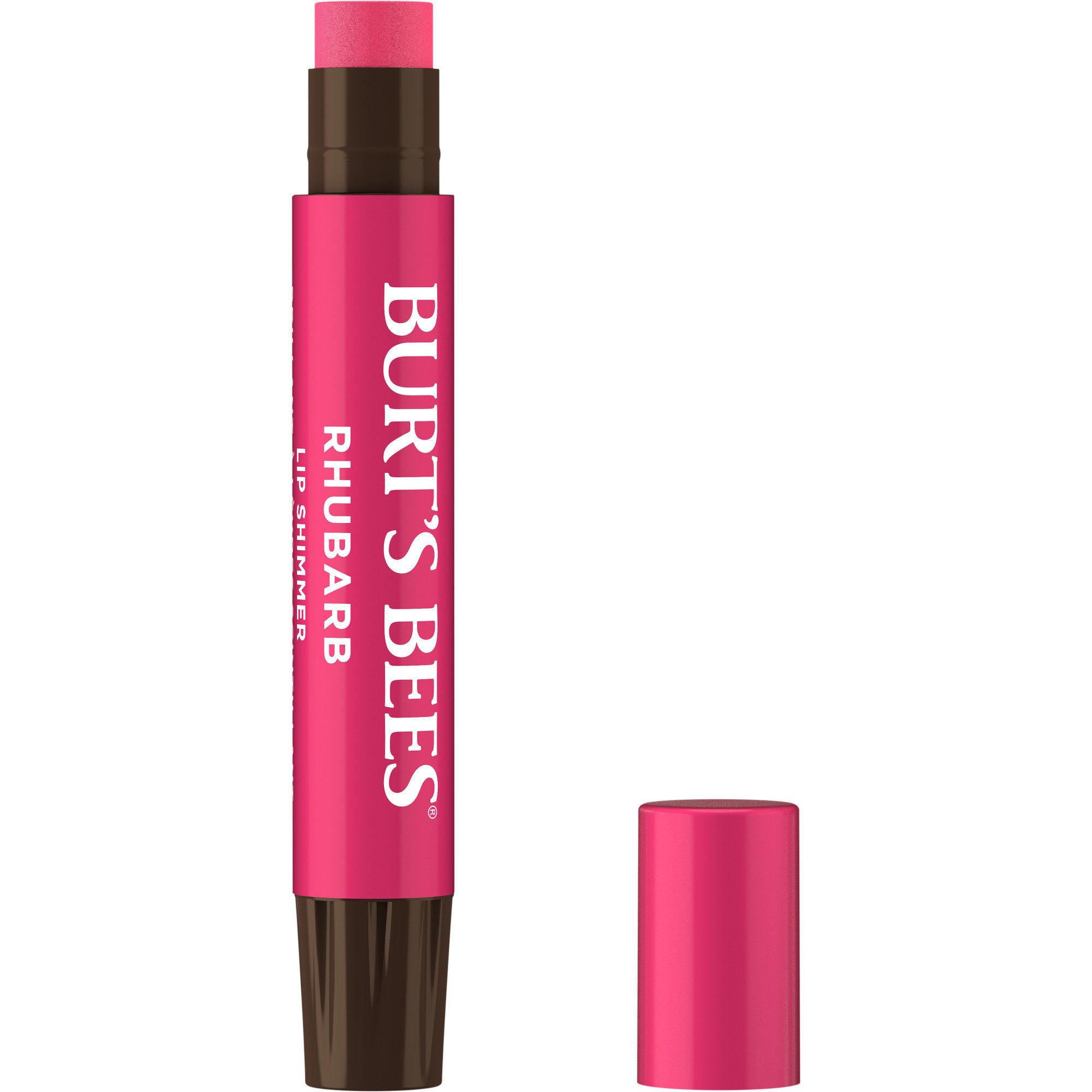 Burt s Bees Rhubarb Lip Shimmer Shop Lip gloss at H E B