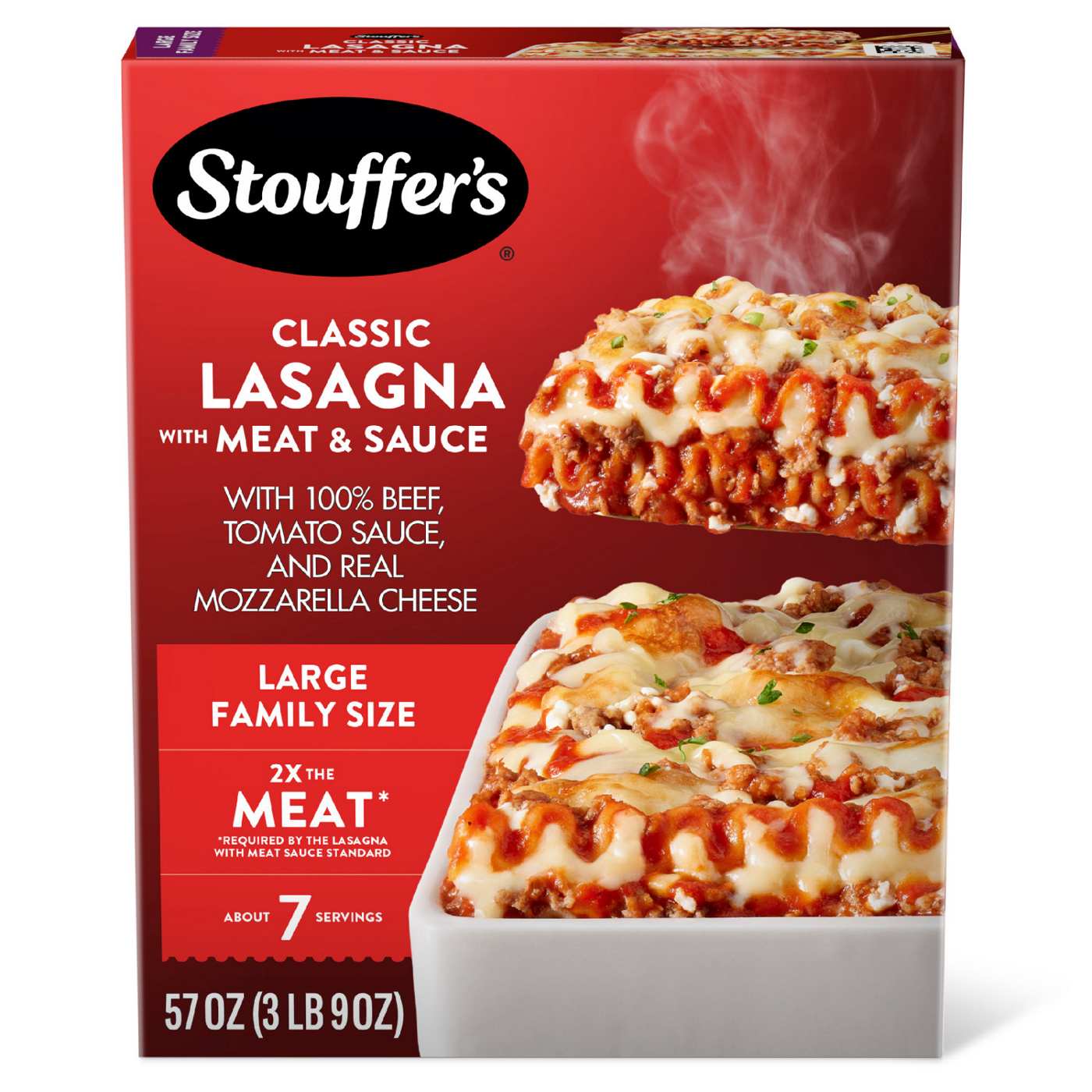 Stouffer's Frozen Meat Lasagna - Large Family-Size - Shop Entrees ...