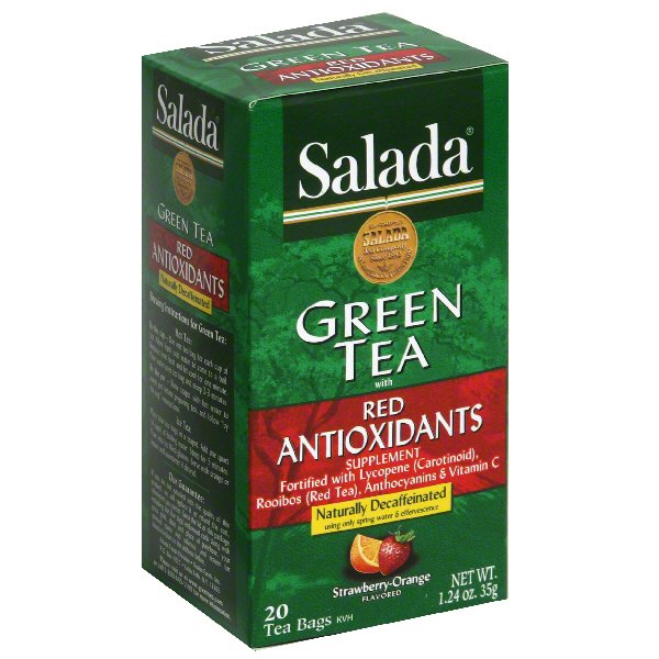Salada Green Tea with Red Antioxidants Strawberry-Orange Flavored Tea ...
