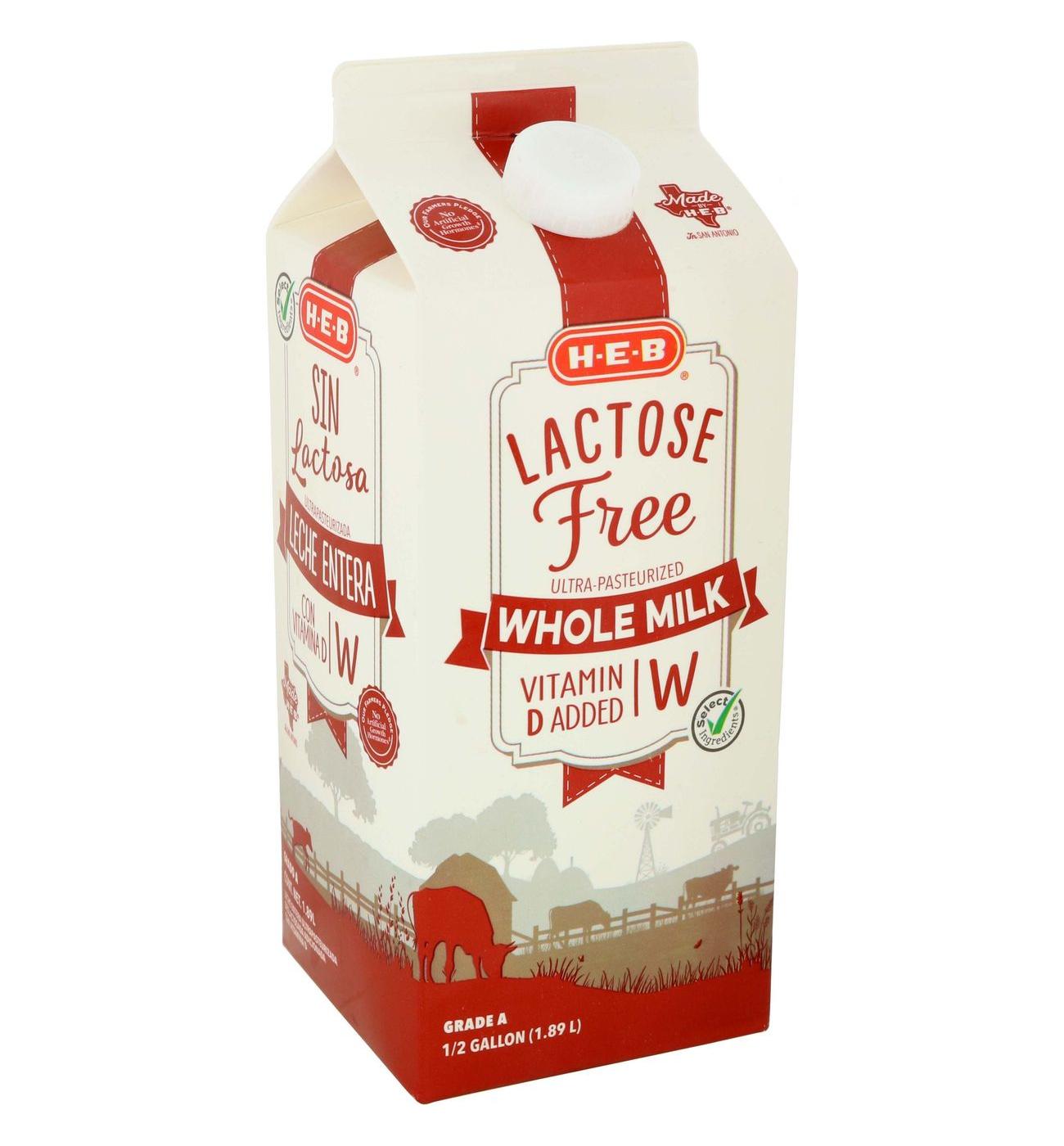 H-E-B Lactose-Free Whole Milk - Shop Milk at H-E-B