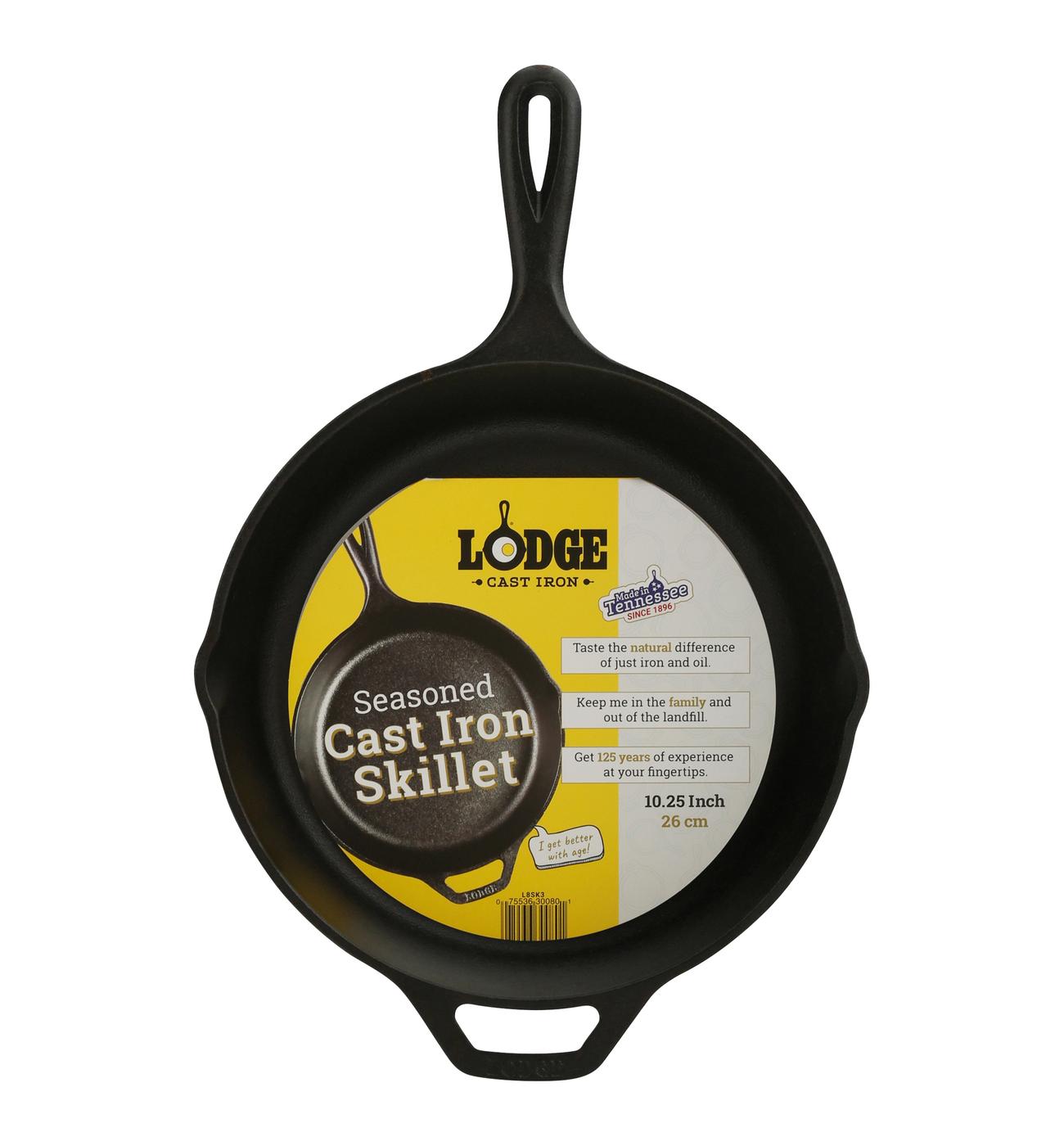 Lodge Seasoned Cast Iron Skillet - Shop Frying Pans & Griddles at H-E-B
