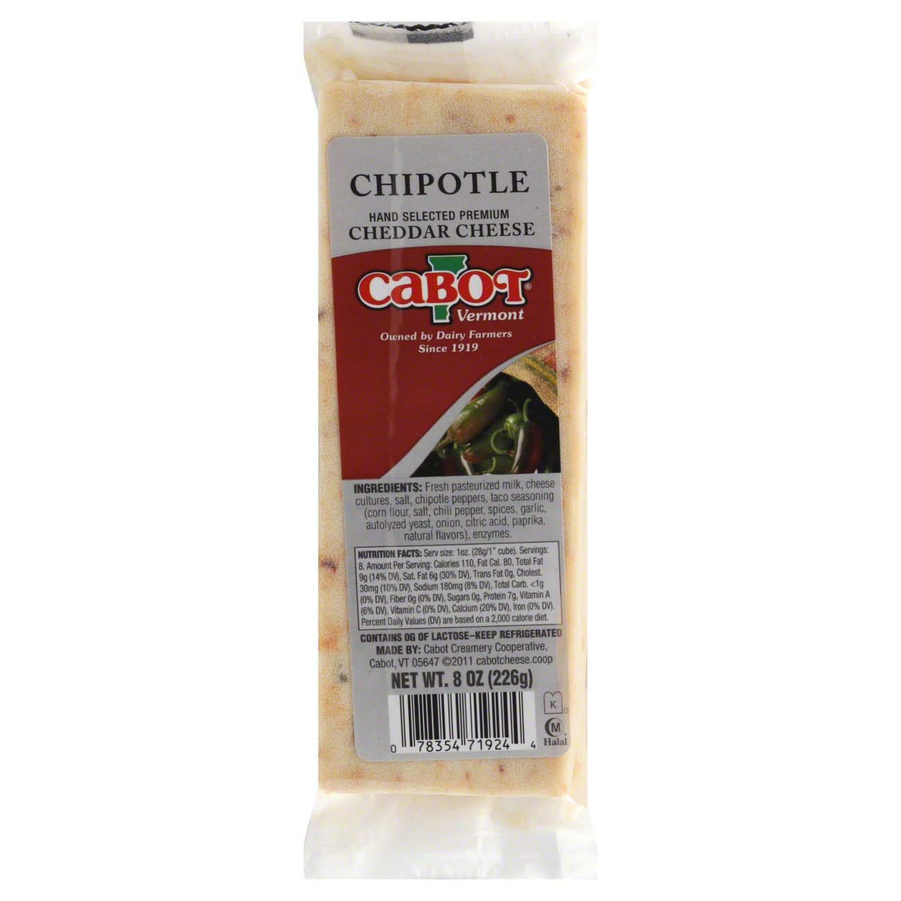Cabot Chipotle Cheddar Cheese - Shop Cheese at H-E-B