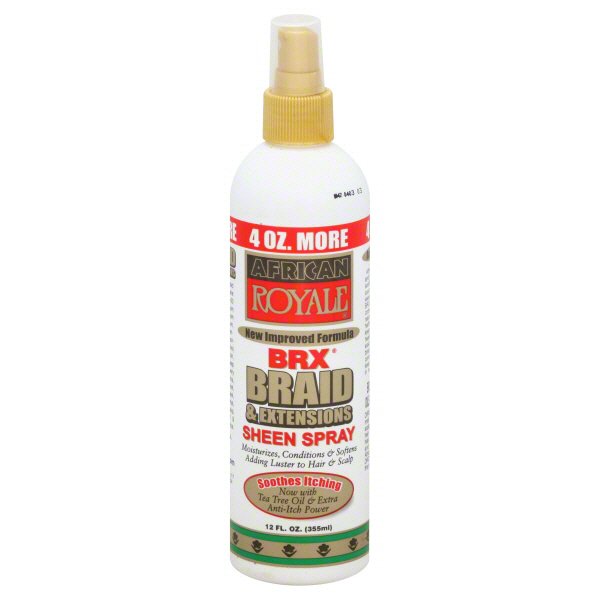 African Royale BRX Braid and Extensions Sheen Spray - Shop Hair Care at ...