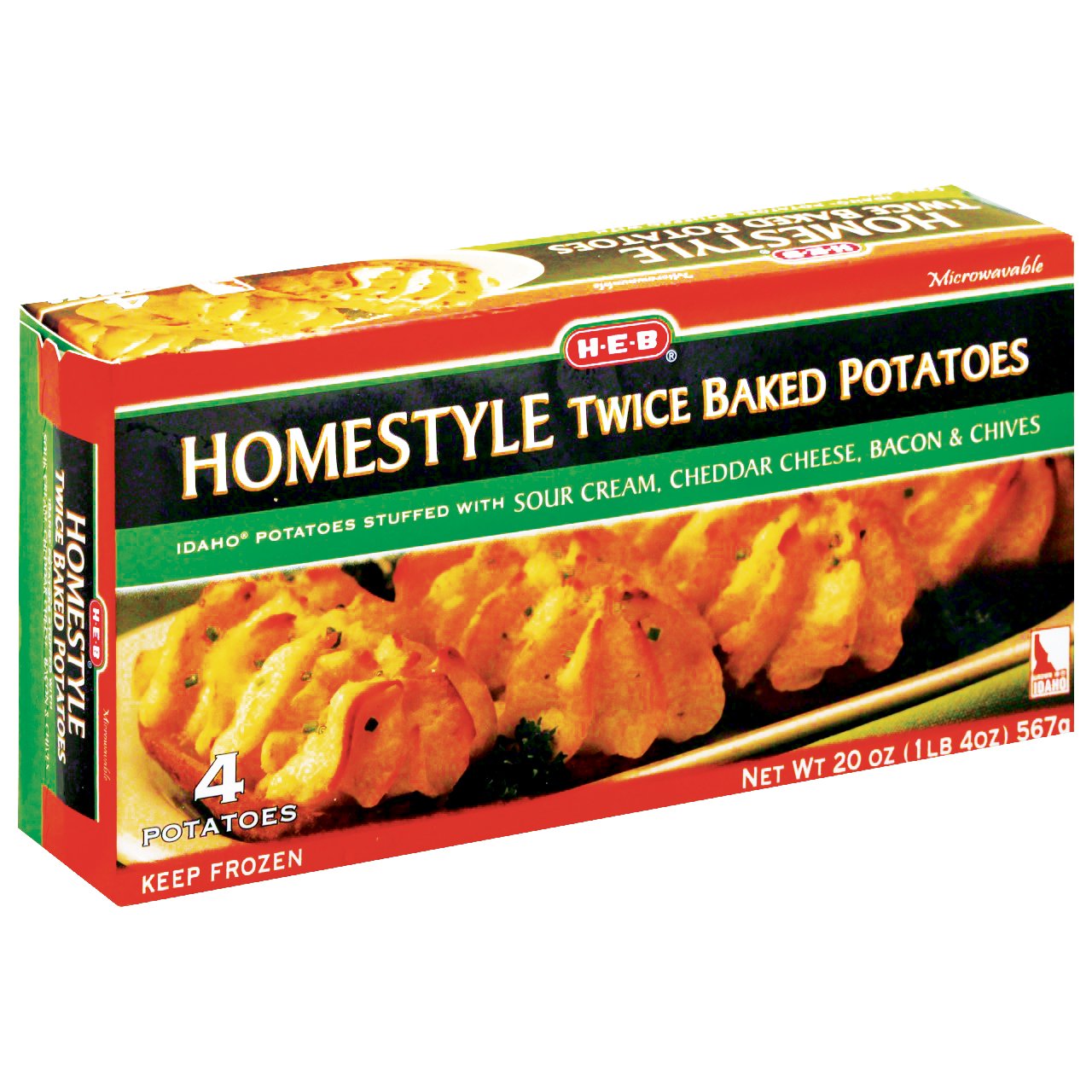 H-E-B Homestyle Twice Baked Potatoes | Fig App