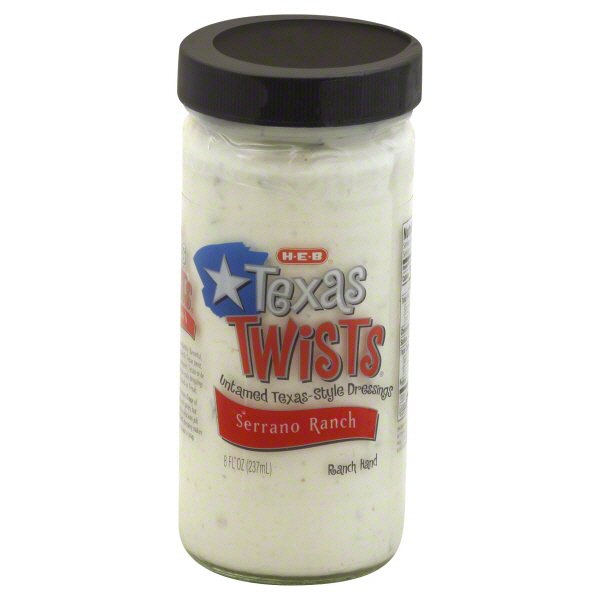 H-E-B Texas Twists Serrano Ranch Dressing (Sold Cold) - Shop Salad ...