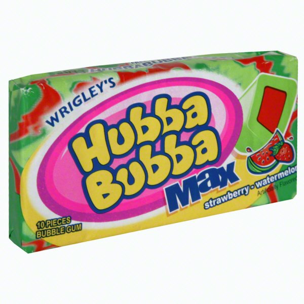 Hubba Bubba Max Strawberry Watermelon Bubble Gum - Shop Candy at H-E-B