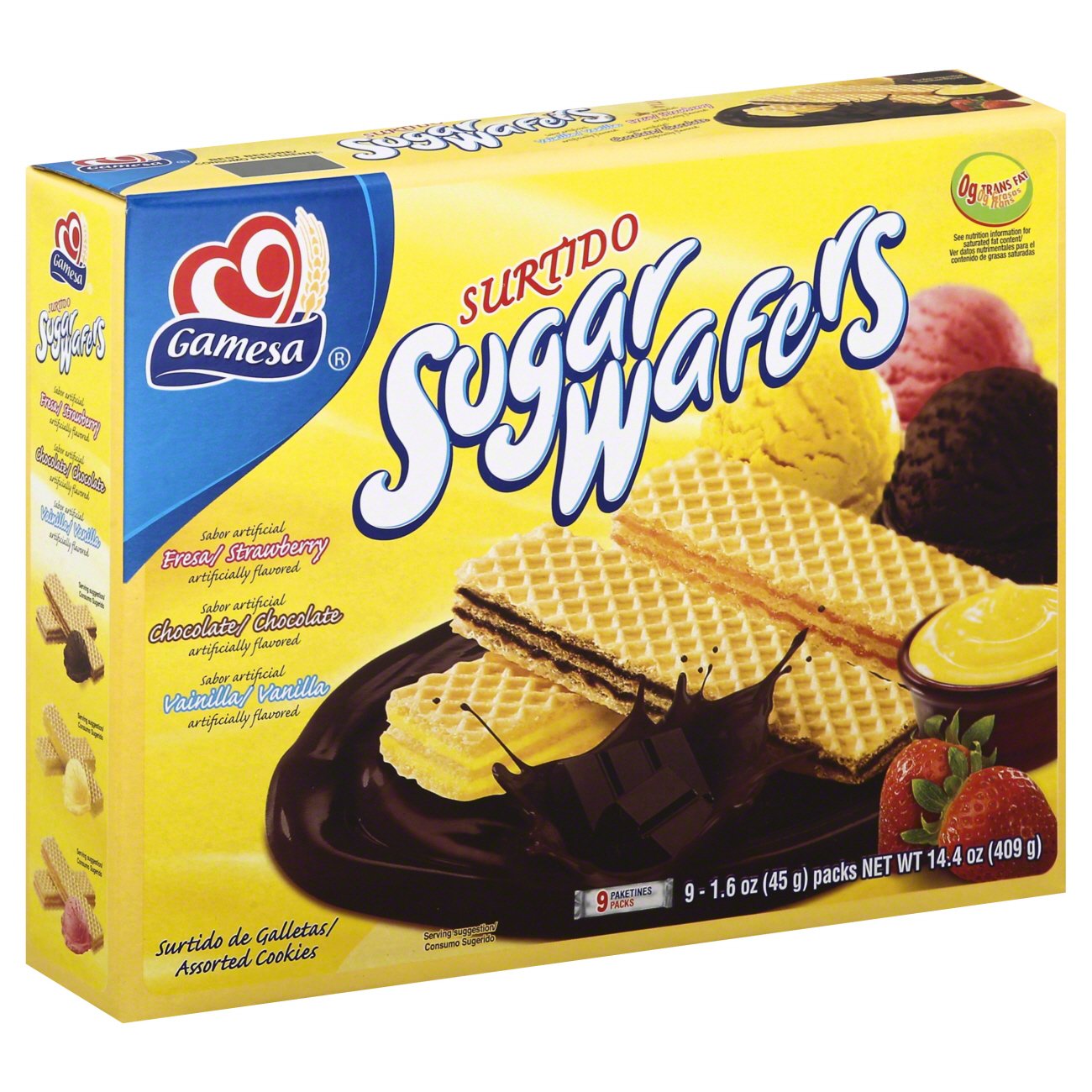 Gamesa Surtido Assorted Sugar Wafers - Shop Cookies at H-E-B