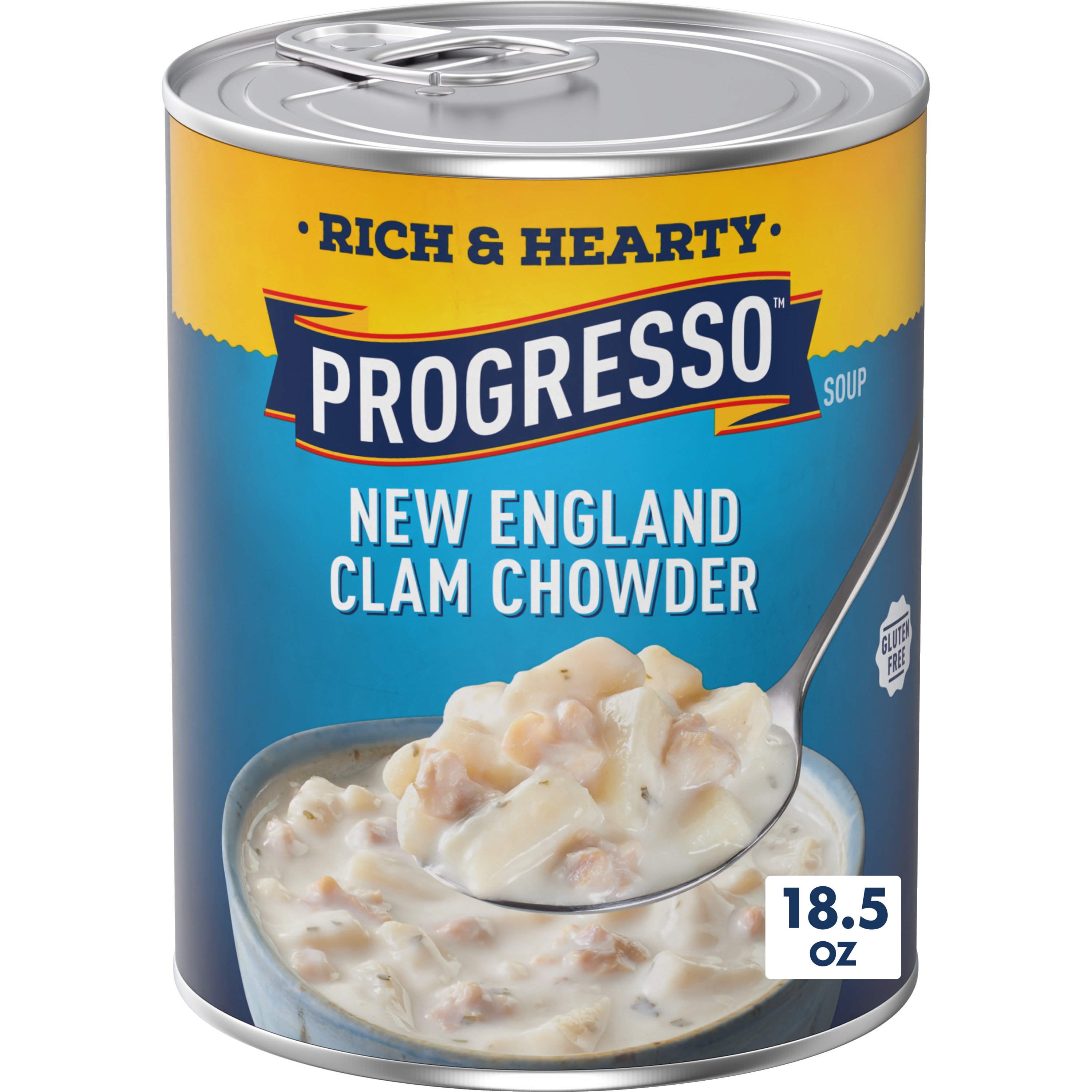 Progresso Rich & Hearty New England Clam Chowder Soup - Shop Soups ...
