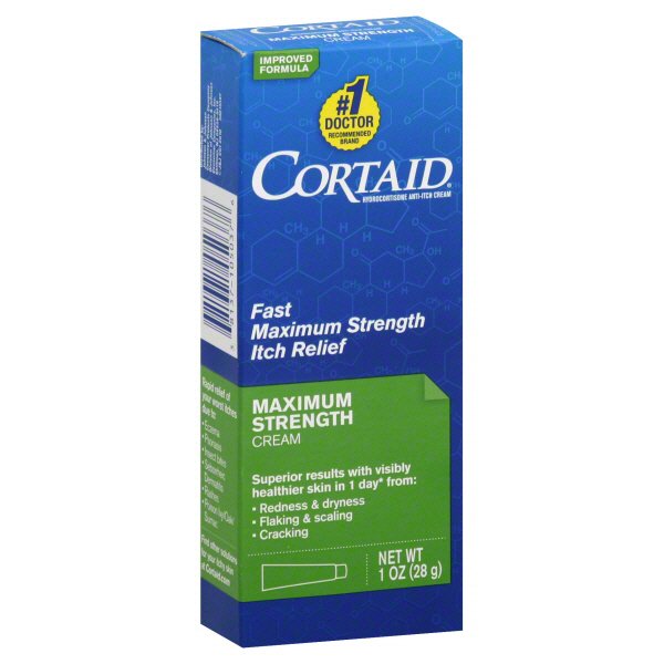 Cortaid Maximum Strength Anti-itch Cream - Shop Skin & scalp treatments ...