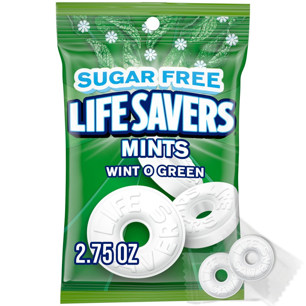 Life Savers Sugar Free Individually Wrapped Mints - Wint O Green - Shop ...