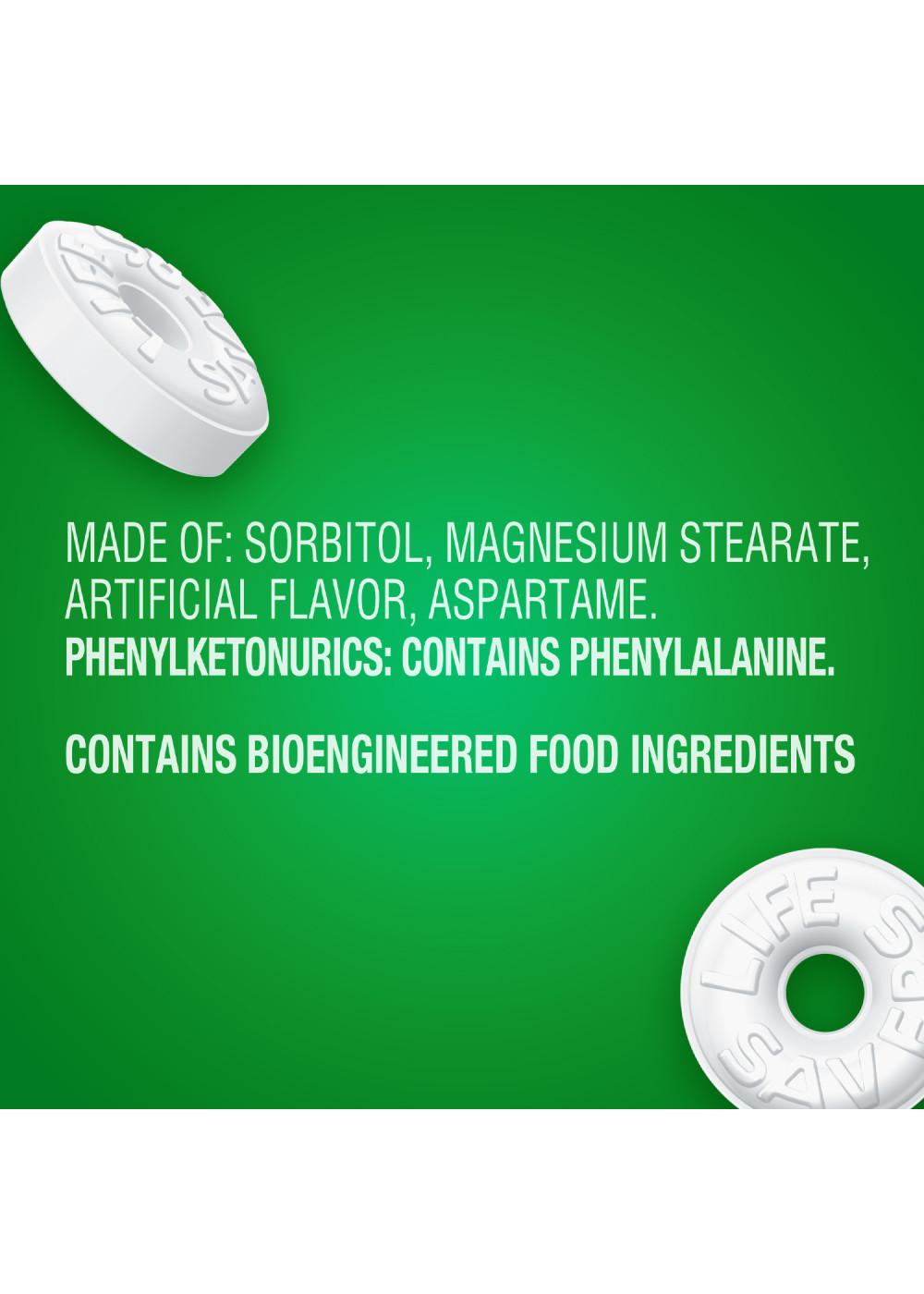 Life Savers Sugar Free Individually Wrapped Mints - Wint O Green - Shop ...