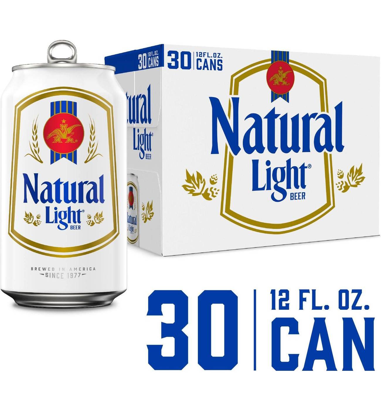 NATURAL LIGHT Beer 30 pk Cans - Shop Beer at H-E-B