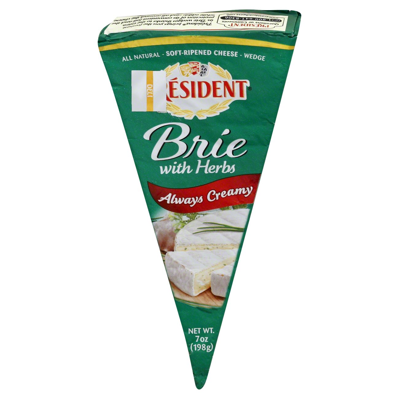 President Herbs Brie Soft Ripened Cheese - Shop Cheese at H-E-B