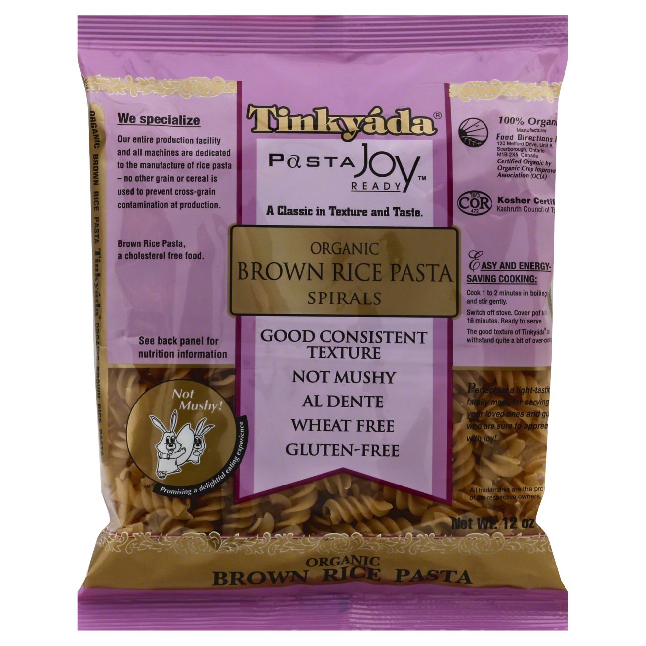 Tinkyada Organic Gluten Free Brown Rice Spirals - Shop Pasta at H-E-B