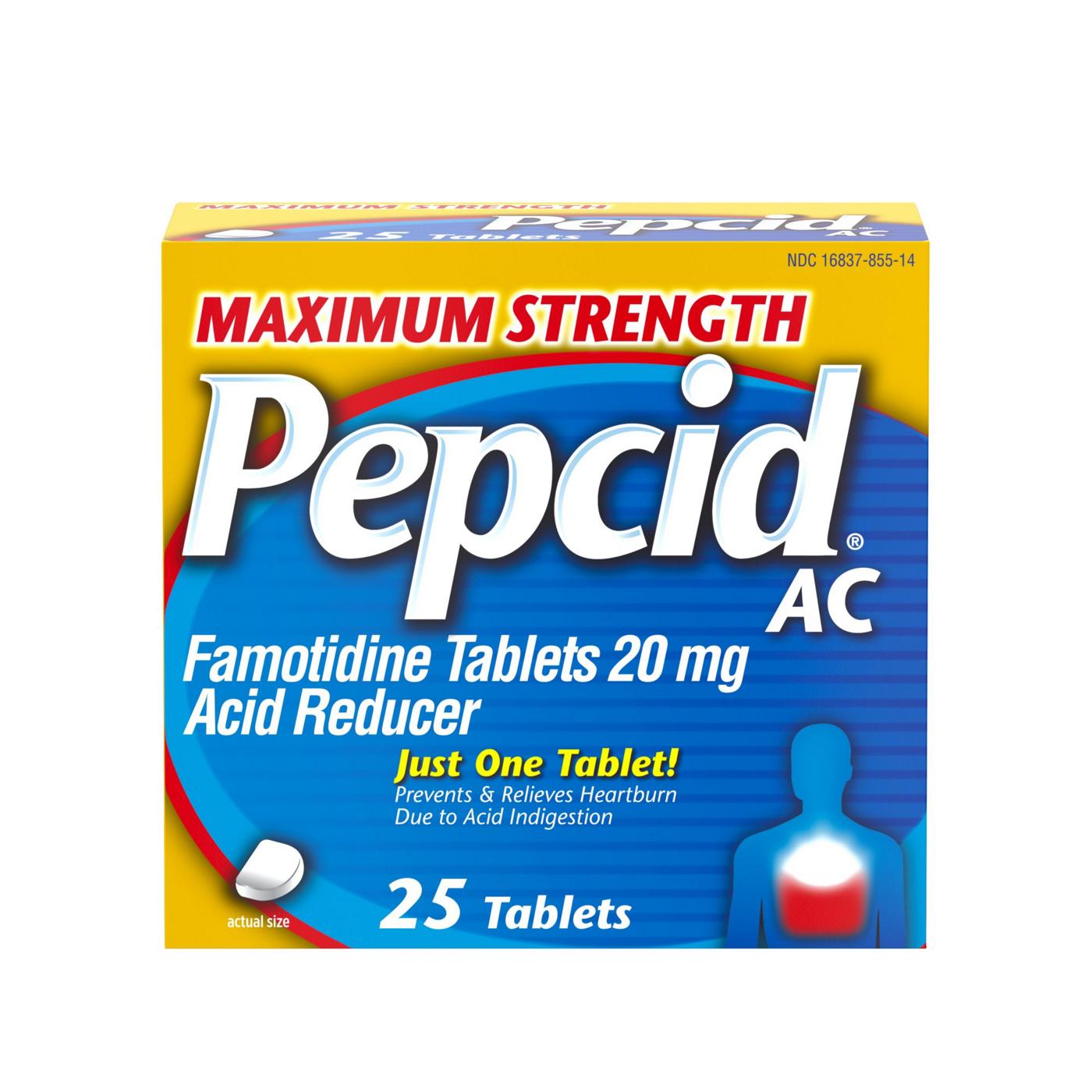 Pepcid AC Maximum Strength Tablets - Shop Digestion & nausea at H-E-B