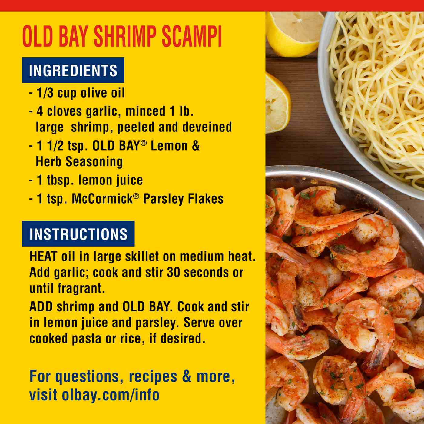 Old Bay Lemon and Herb Seasoning - Shop Spice mixes at H-E-B