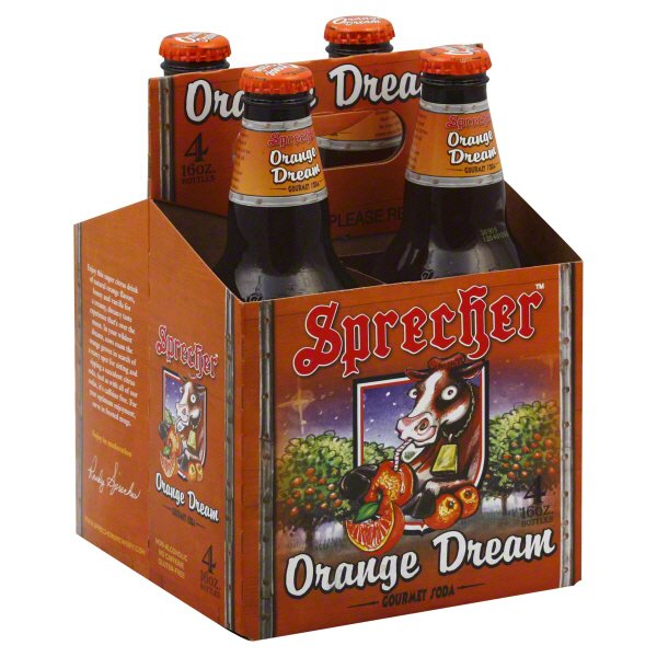 Sprecher Orange Dream Soda - Shop Soda at H-E-B