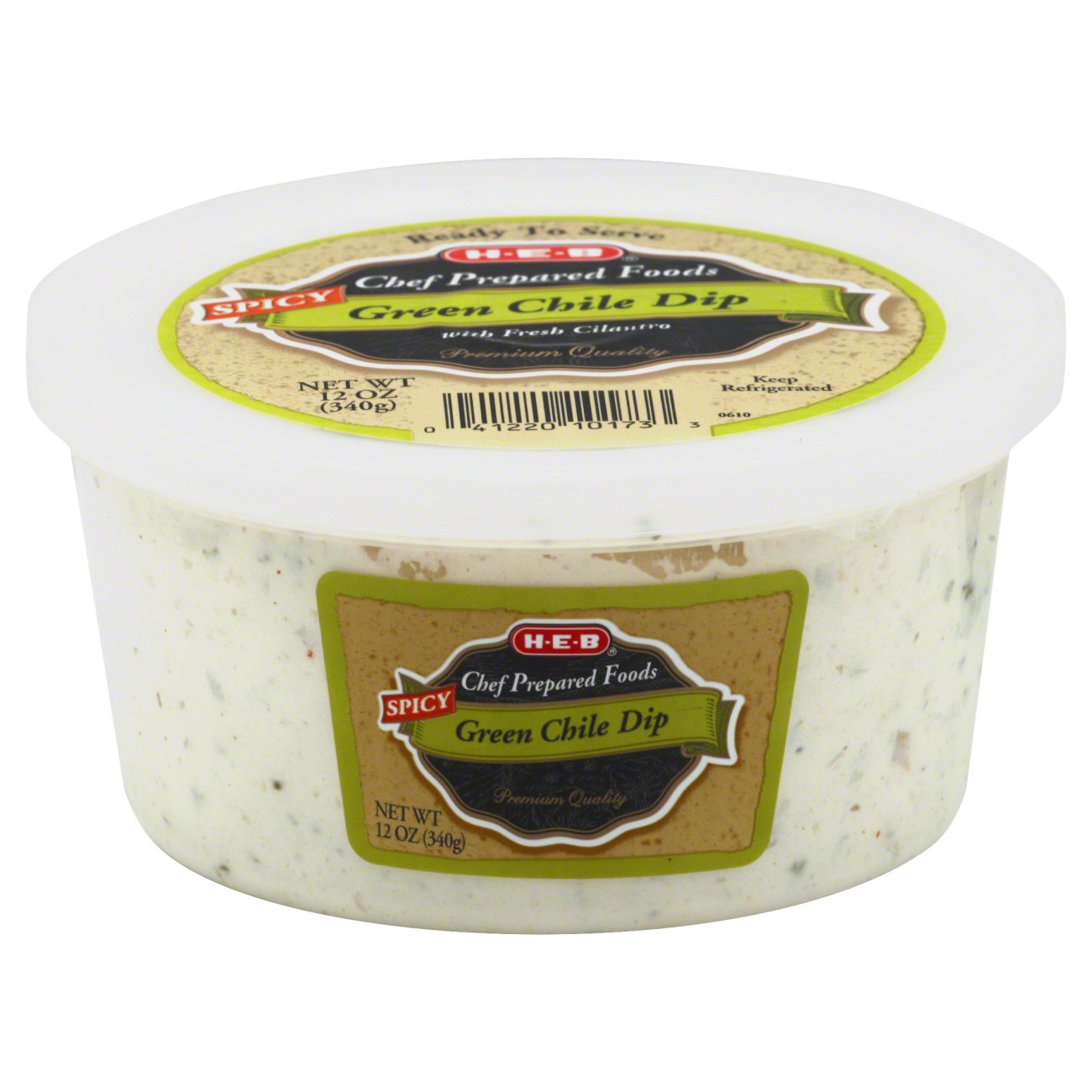 H-E-B Chef Prepared Foods Spicy Green Chili Dip - Shop Dip at H-E-B