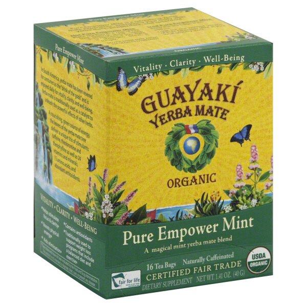 Guayaki Organic Tea Bags, Pure Empower Mint - Shop Tea at H-E-B