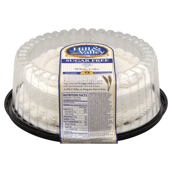 Hill & Valley Sugar Free White Cake - Shop Standard cakes at H-E-B