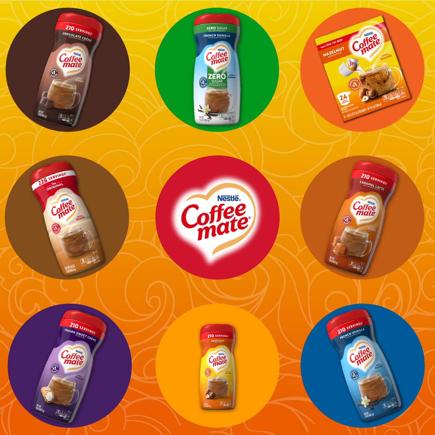 Nestle Coffee Mate Powdered Coffee Creamer - Hazelnut - Shop Coffee ...