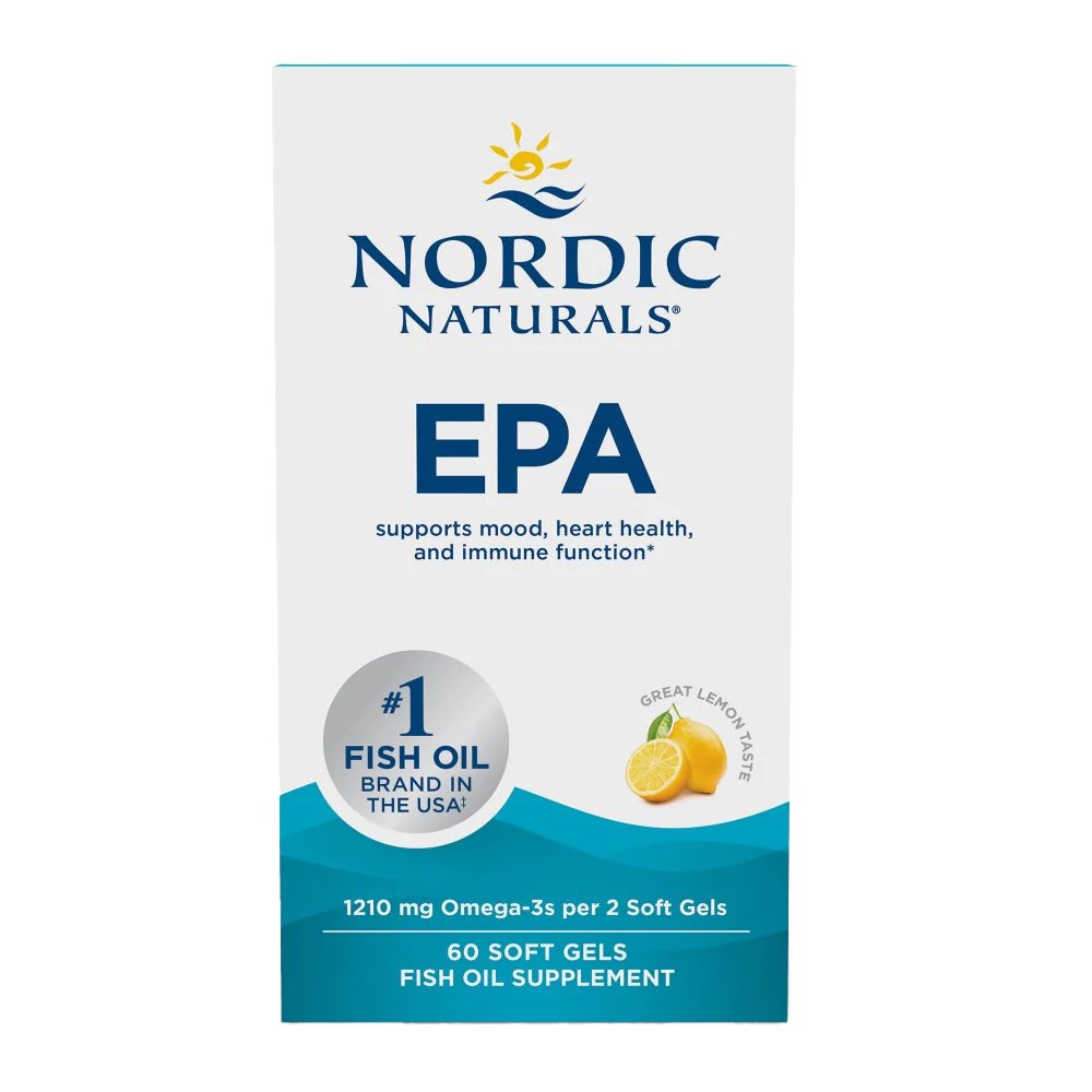 Nordic Naturals EPA Omega-3 Fish Oil Soft Gels - Lemon - Shop Diet ...