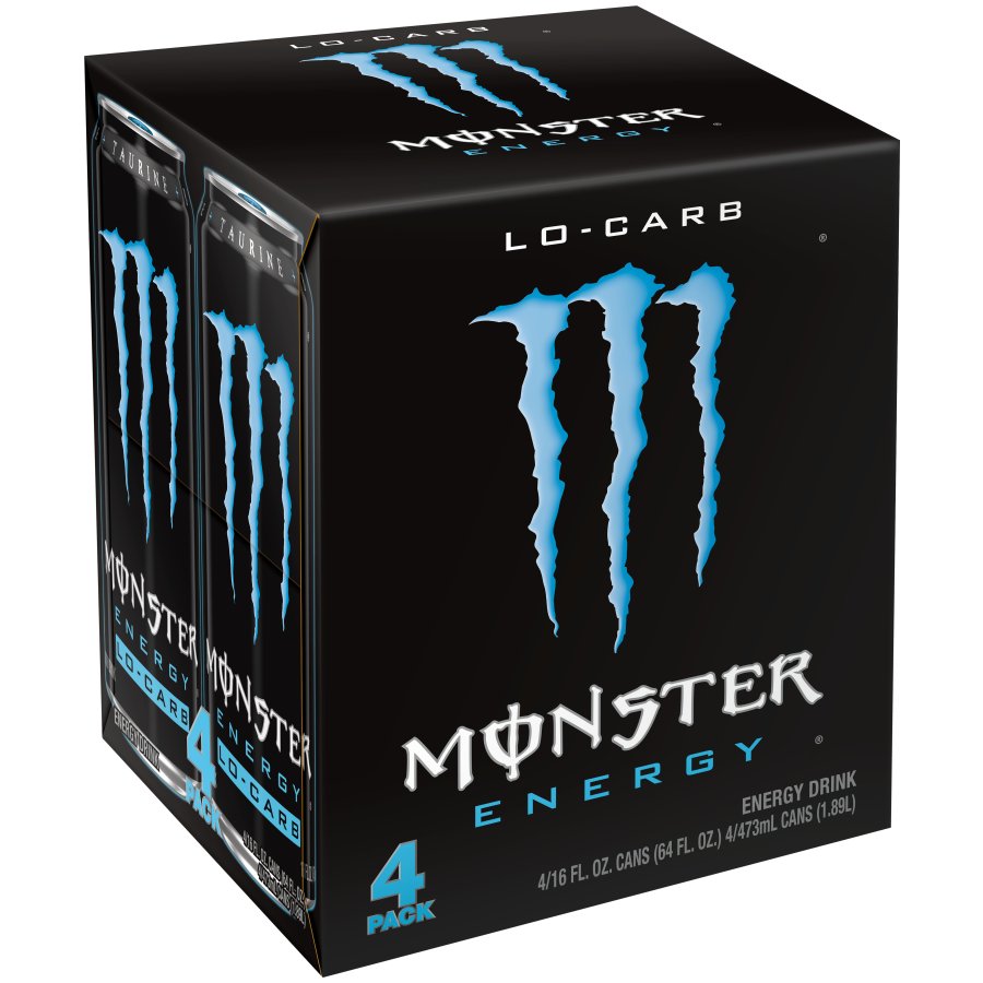 Monster Energy, Lo-Carb Monster, Low Carb Energy Drink, 16, 55% OFF
