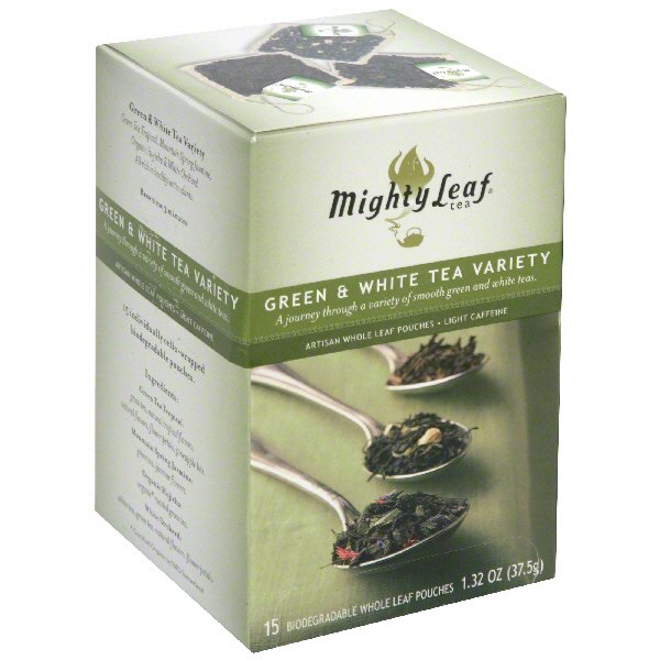 Mighty Leaf Green & White Tea Bags Variety Pack - Shop Tea at H-E-B