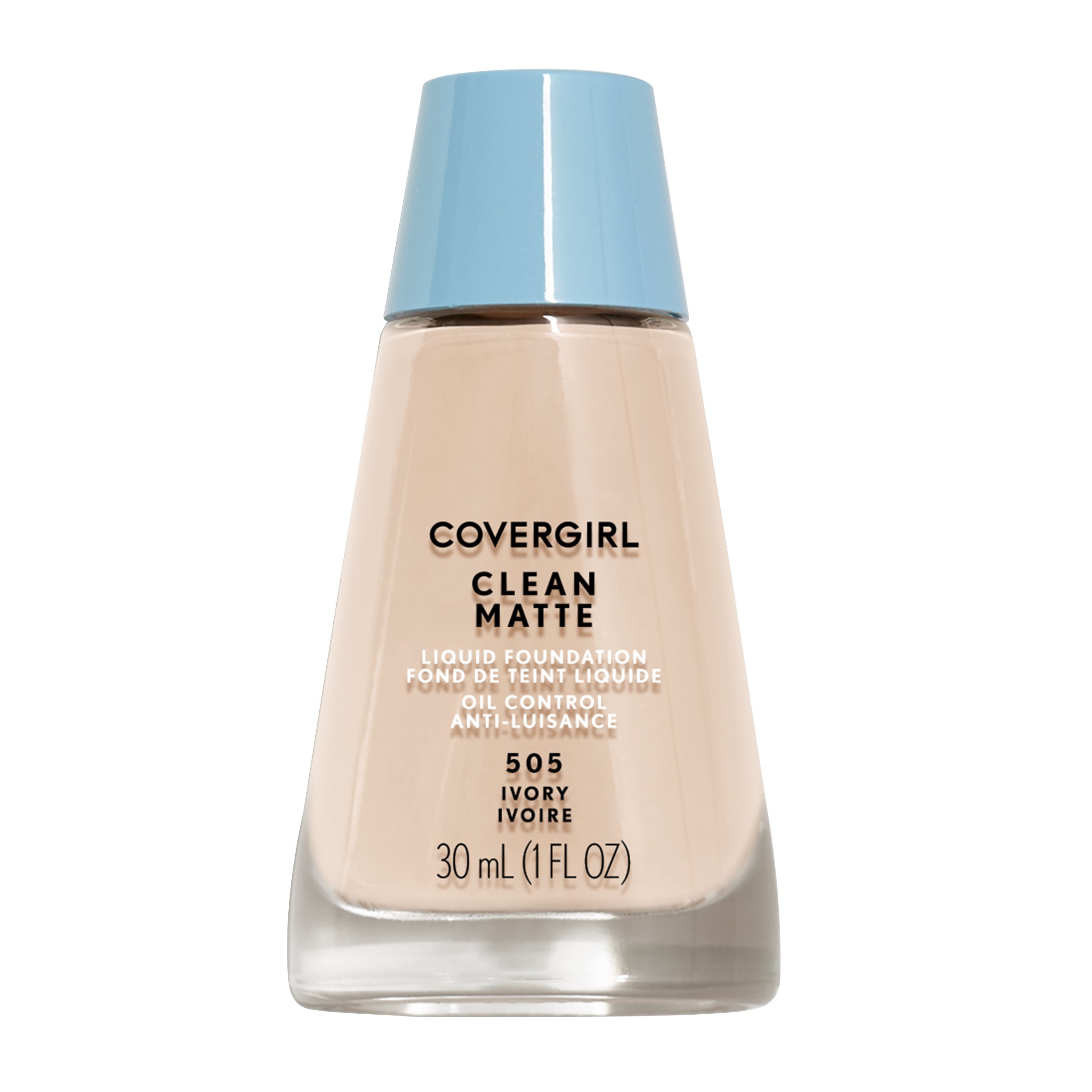 Covergirl Clean Matte Liquid Foundation 505 Ivory - Shop Makeup at H-E-B