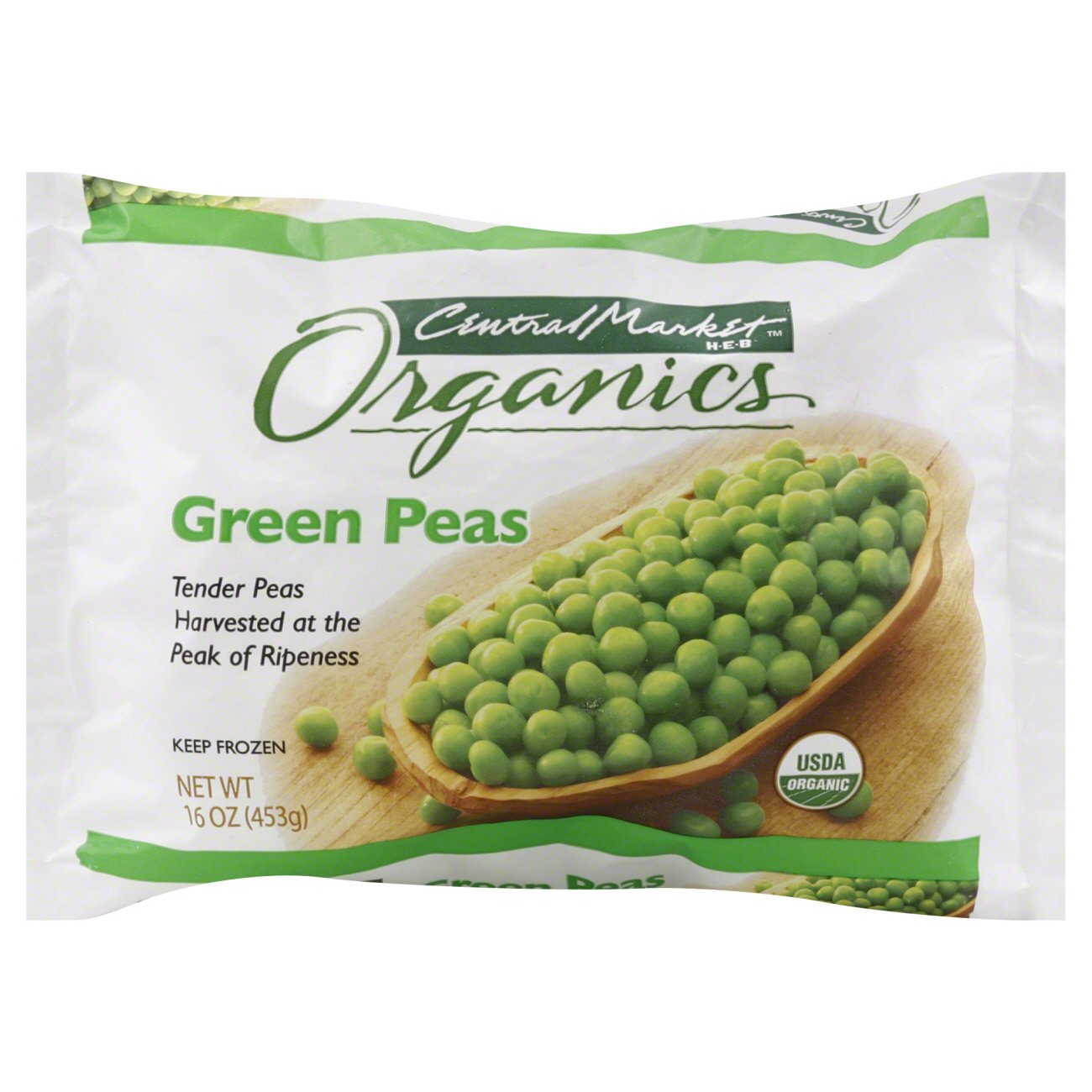 Central Market Organic Green Peas - Shop Beans & peas at H-E-B